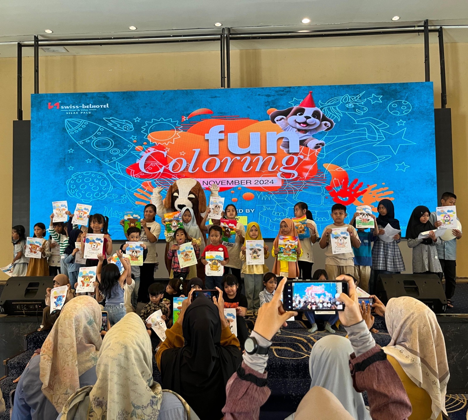 Keceriaan Anak-Anak di Acara Fun Coloring Swiss-Belhotel Silae Palu ...